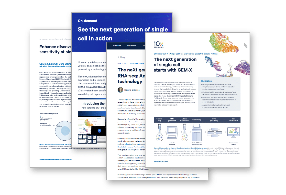 10x Genomics GEM-X resources